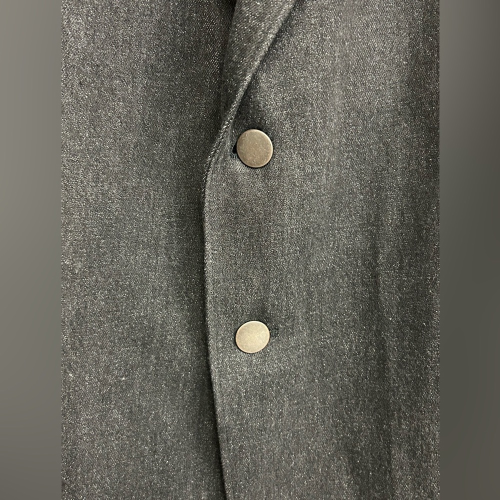 Circle S Western Cowboy Wear Denim Black Jacket 44r M… - Gem